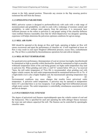 mill discharge valve operations in thermal plants | PDF