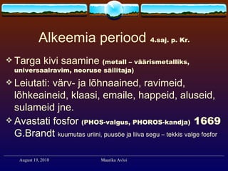 Millega tegeleb keemia | PPT