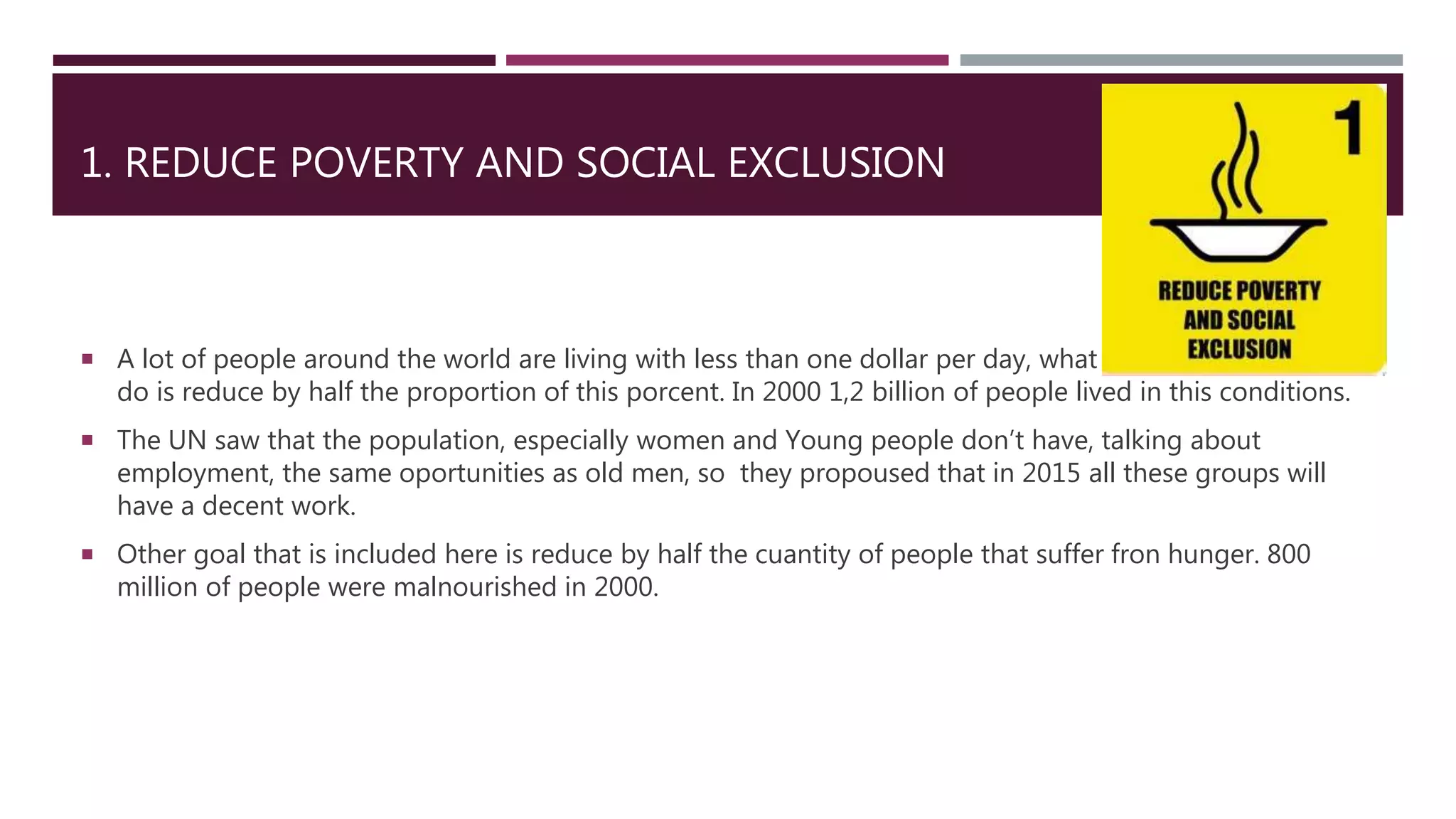 Millenium development goals-Evaluation | PPT