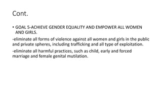 MILLENIUM DEVELOPMENT GOALS(MDGs).pptx