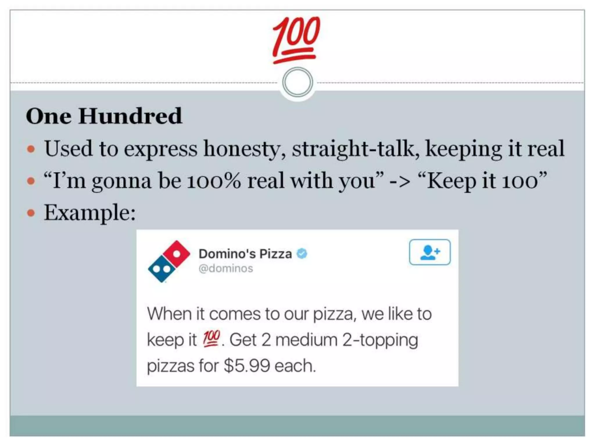 Millennial language | PPTX