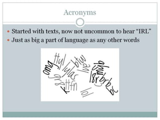 Millennial language | PPTX