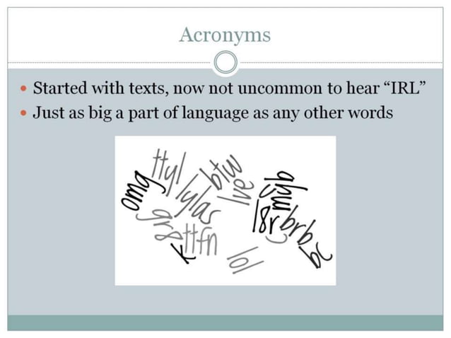 Millennial language | PPTX