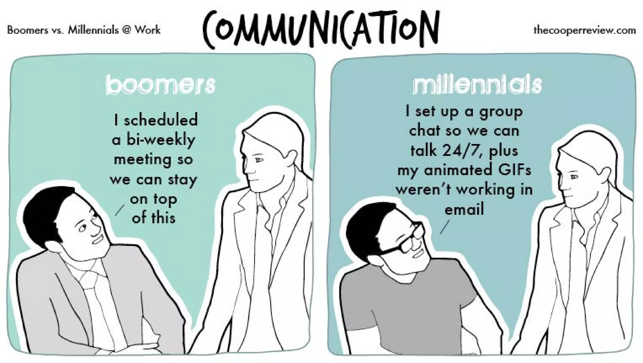 Boomers vs Millennials at Work | PPT