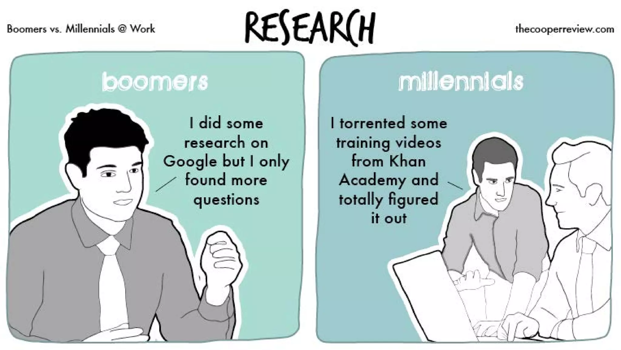 Boomers vs Millennials at Work | PDF