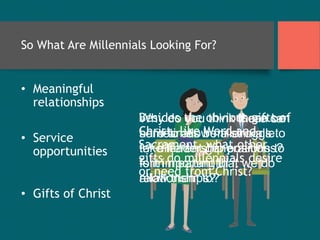 Millennials and the Church | PPTX