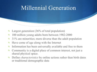 Understanding Millennials and Neo-Millennials | PPT