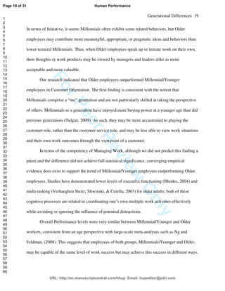 Millennials Manuscript | PDF