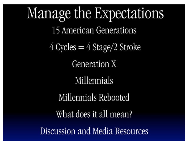 Millennials Rebooted NACCAP | PPT