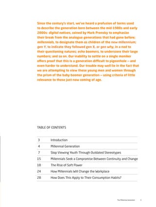 Millennials: The Challenger Generation | PDF