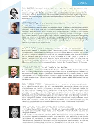 Millennial talent seminar brussels june jeu | PDF