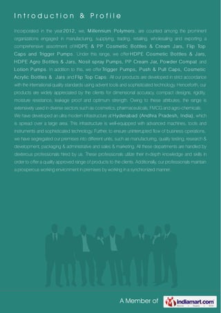 Millennium Polymers | PDF