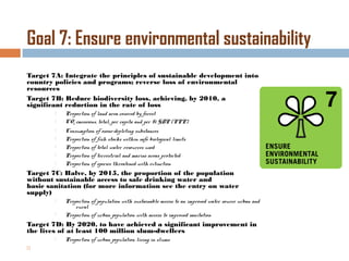 Millennium development goals | ODP