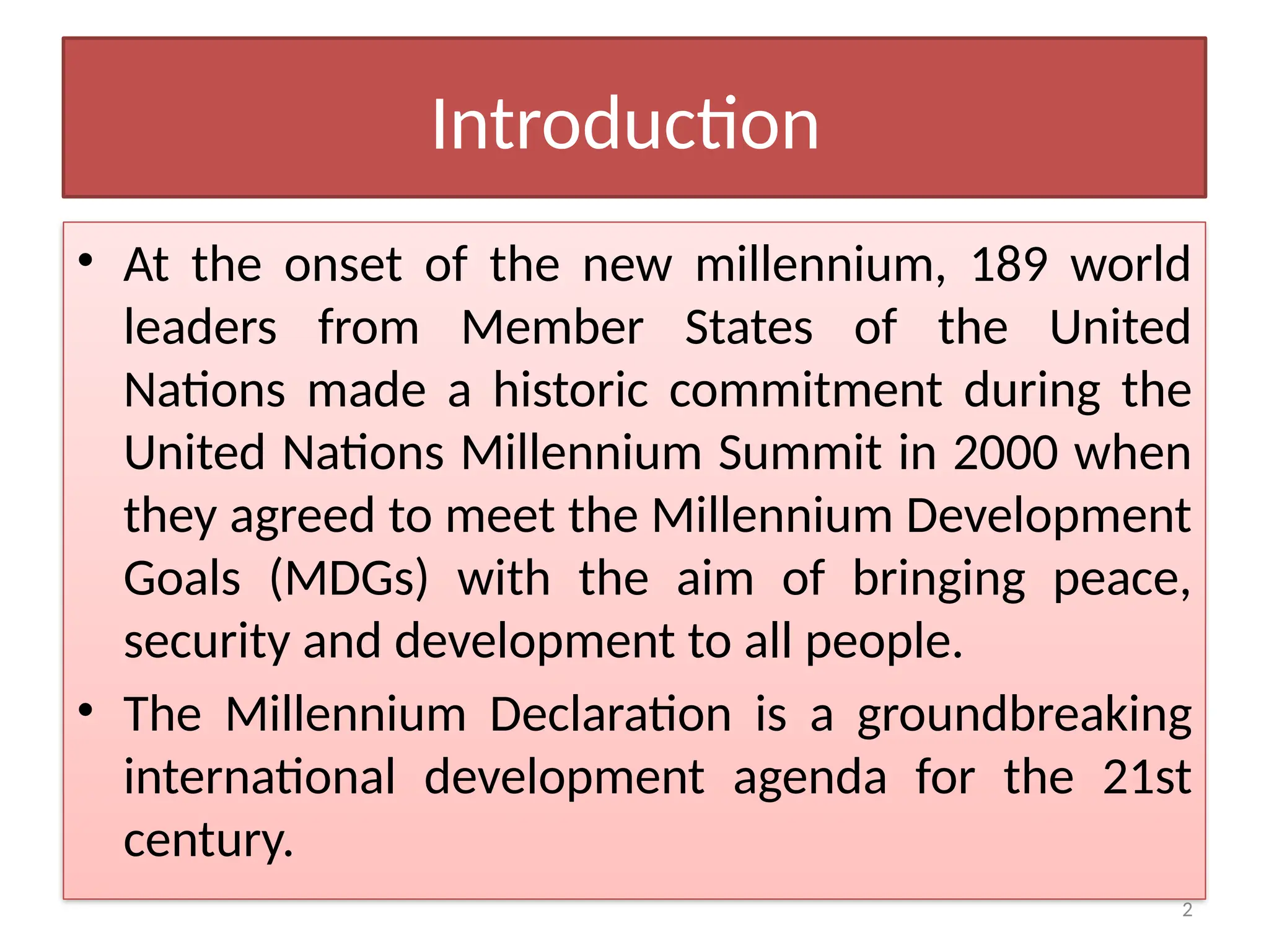 millennium development goals and its pptx | PPTX