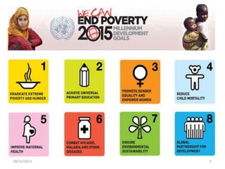 Millennium development goals and achievement | PPTX