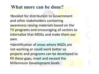 Millennium development goals for 2015 in pakistan | PPTX