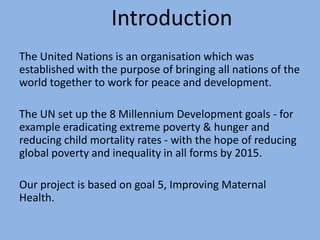 Millennium development goals project religion | PPTX