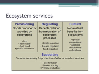Millennium ecosystem assessment | PPTX