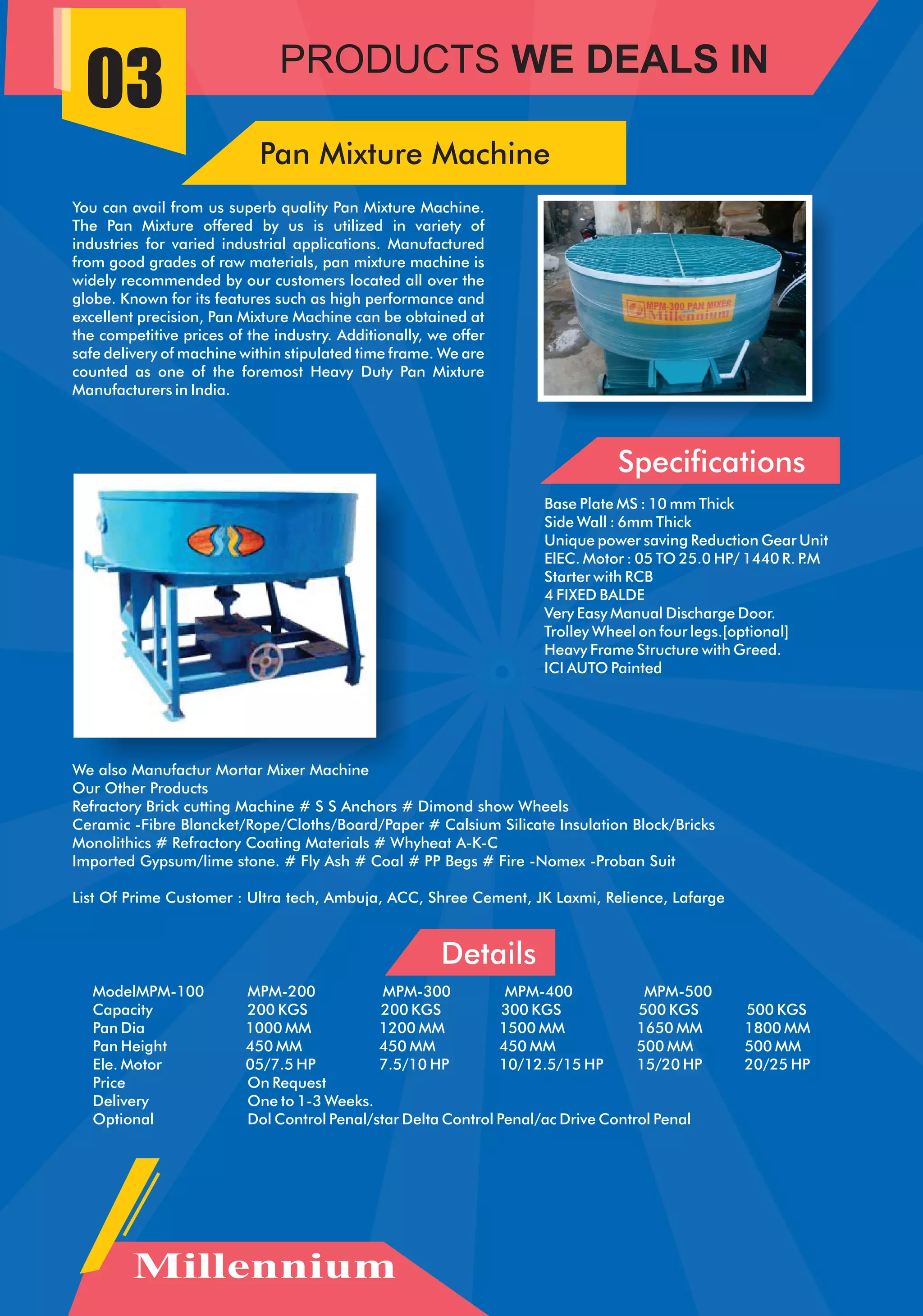 Millennium Multi Trade Pvt. ltd. Gujarat India | PDF