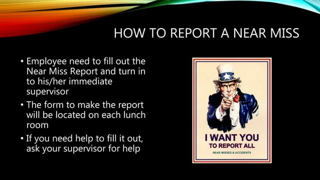 training near miss program | PPTX