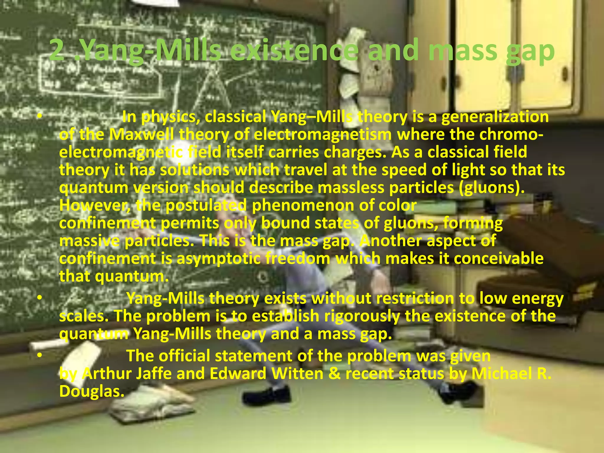 Millennium prize problems powerpoint presentation | PPTX