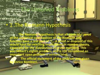 Millennium prize problems powerpoint presentation | PPT