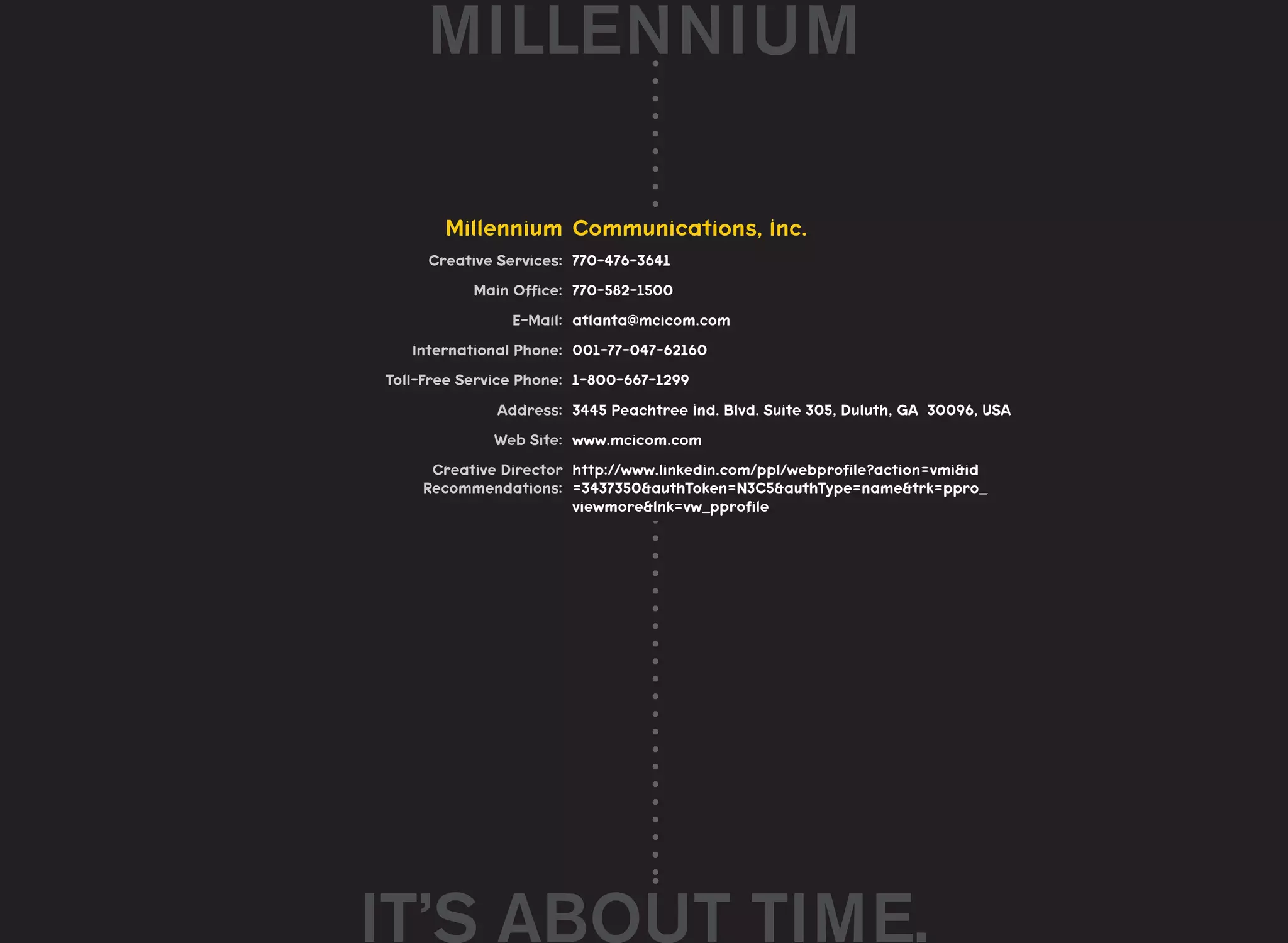 Millennium Communications • Spectrum of Successes | PPT