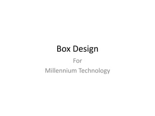 Millennium technology | PPT