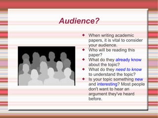 Addressing Your Audience | ODP