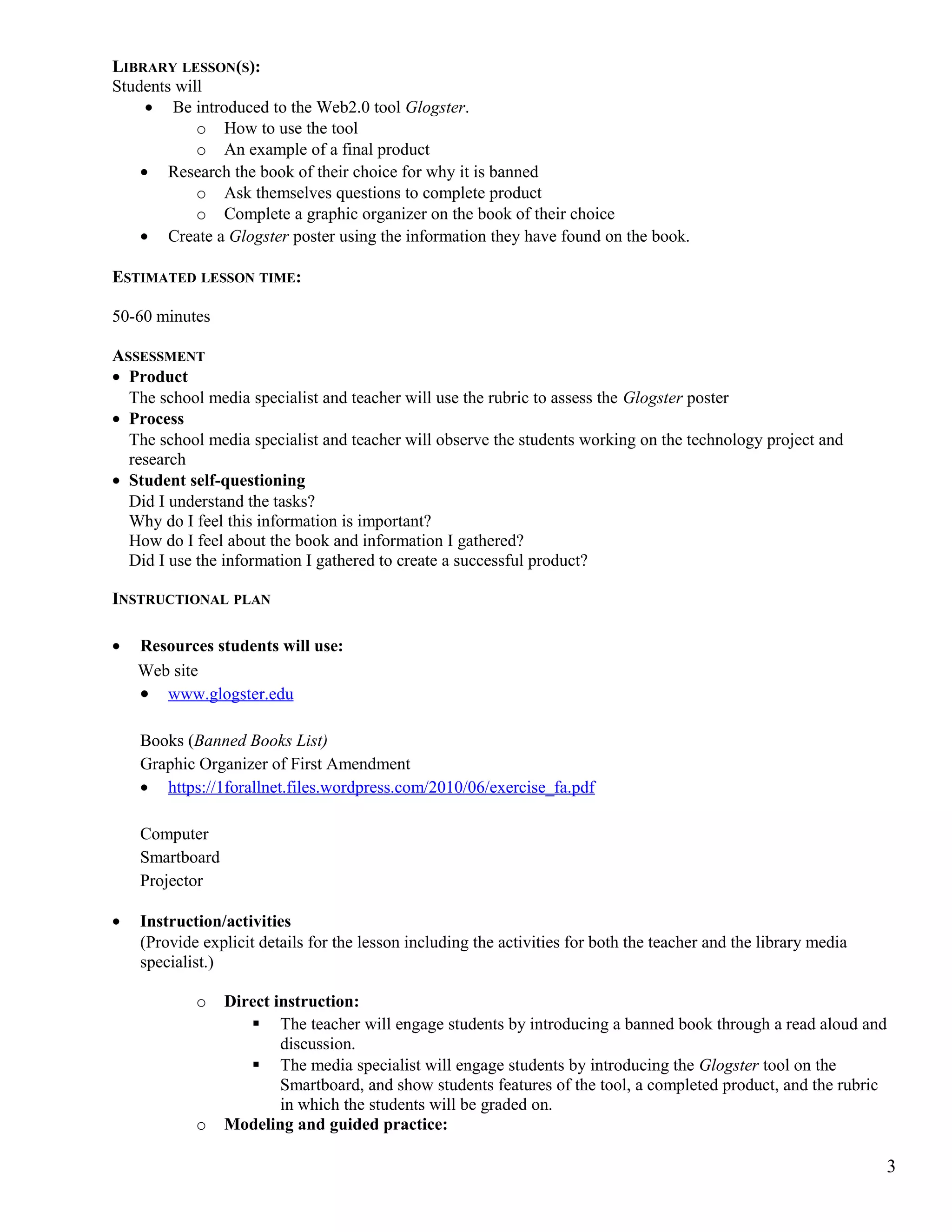 Banned Books Week_Collaborative Lesson | DOC | Educational Assessment ...