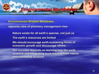 Environmental Problems and Sustainability | PPT