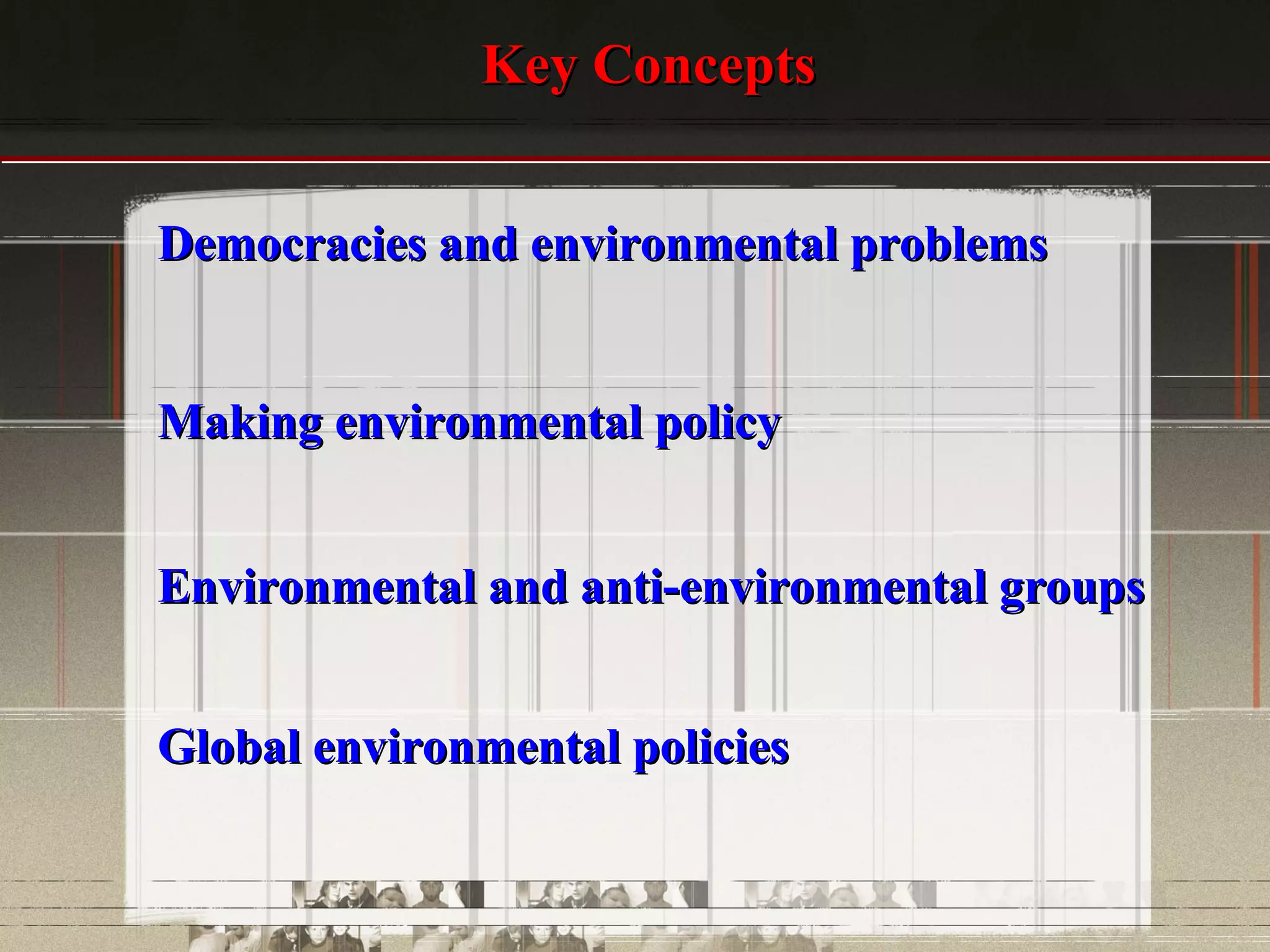 Politics and Environment | PPT