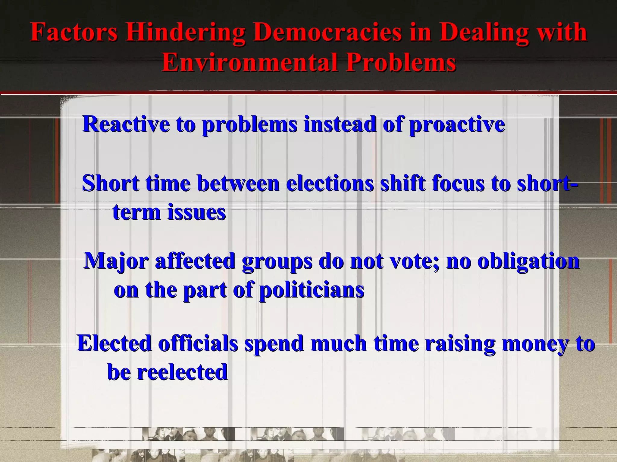 Politics and Environment | PPT