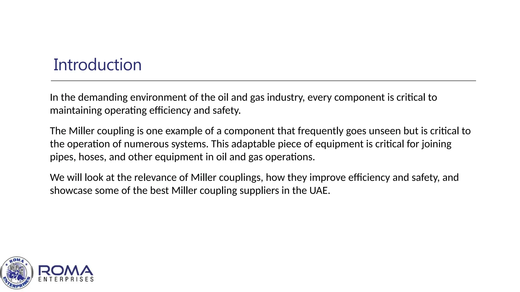 Miller Couplings: A Comprehensive Look at Their Impact on Oil and Gas ...