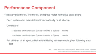 Miller Function and Participation Scales | PPTX