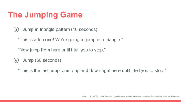 Miller Function and Participation Scales | PPTX | Parenting Babies and ...