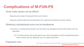 Miller Function and Participation Scales | PPTX