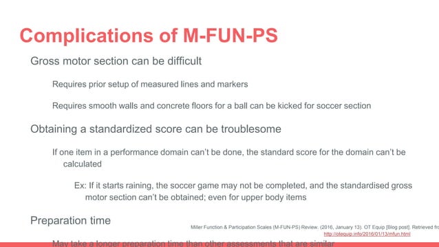 Miller Function and Participation Scales | PPTX | Parenting Babies and ...
