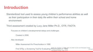 Miller Function and Participation Scales | PPTX