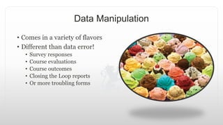 Confronting Data Manipulation | PPT