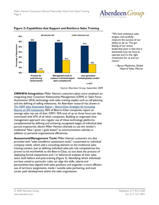 Miller Heiman Measurable Value From Sales Training | PDF