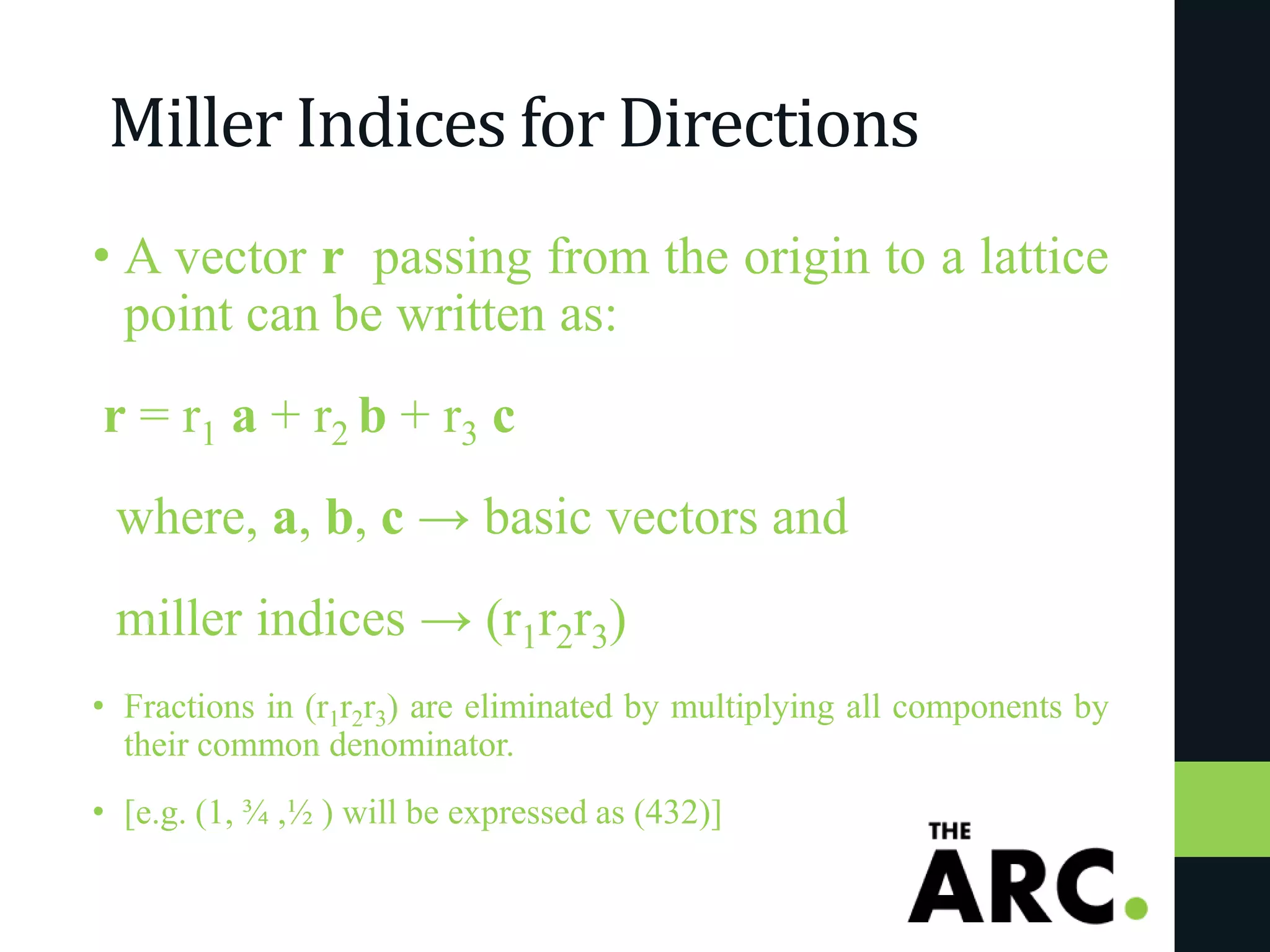 Miller indices | PDF