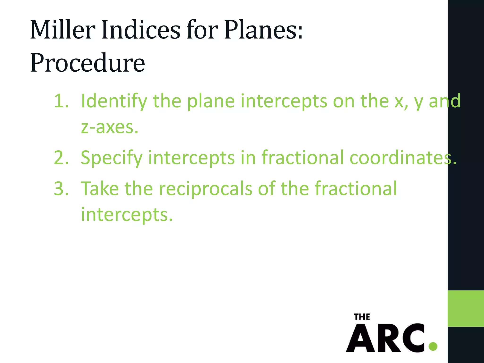 Miller indices | PDF