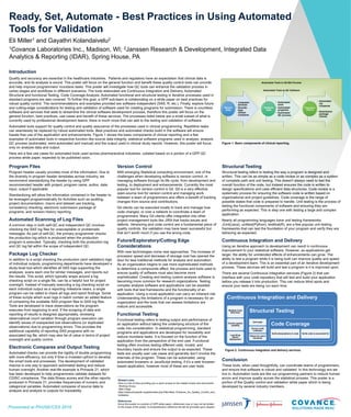 Ready, Set, Automate - Best Practices in Using Automated Tools for ...