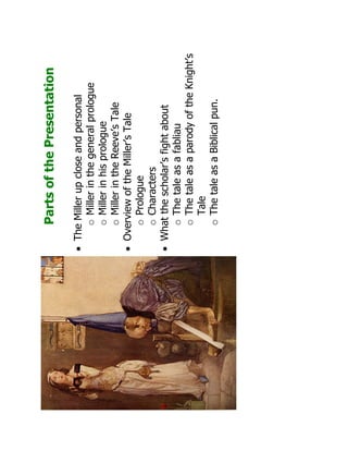 Miller's tale presentation | PDF