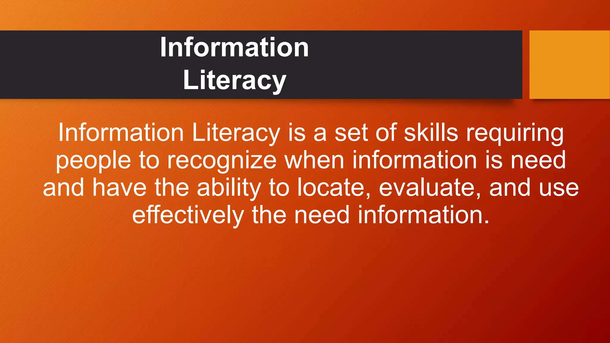 Introduction to Media and Information Literacy | PPTX