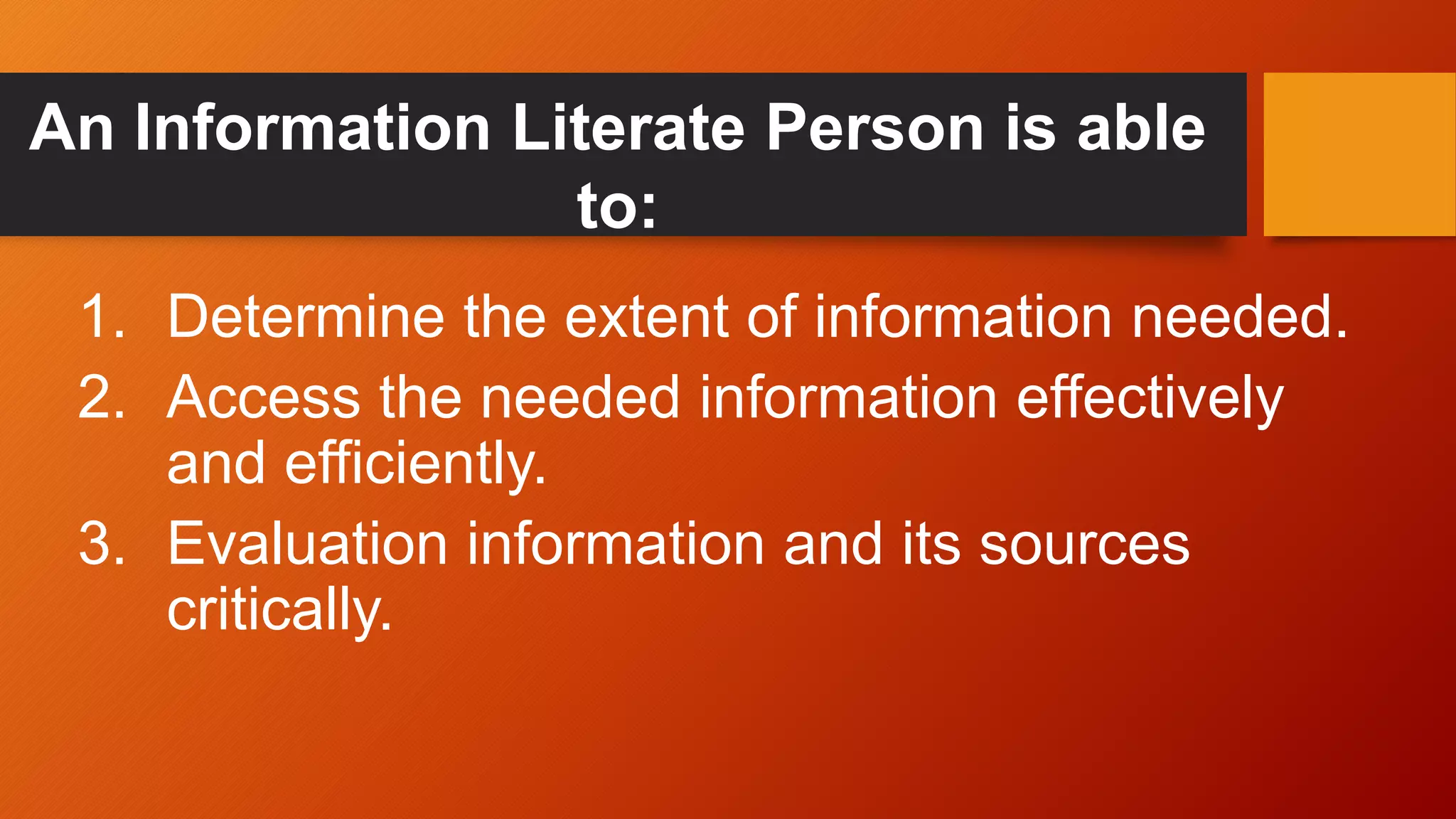 Introduction to Media and Information Literacy | PPTX