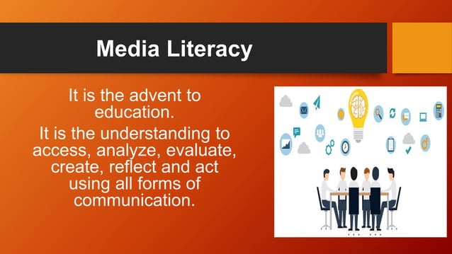 Introduction to Media and Information Literacy