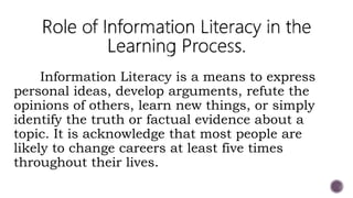 Information Literacy | PPT