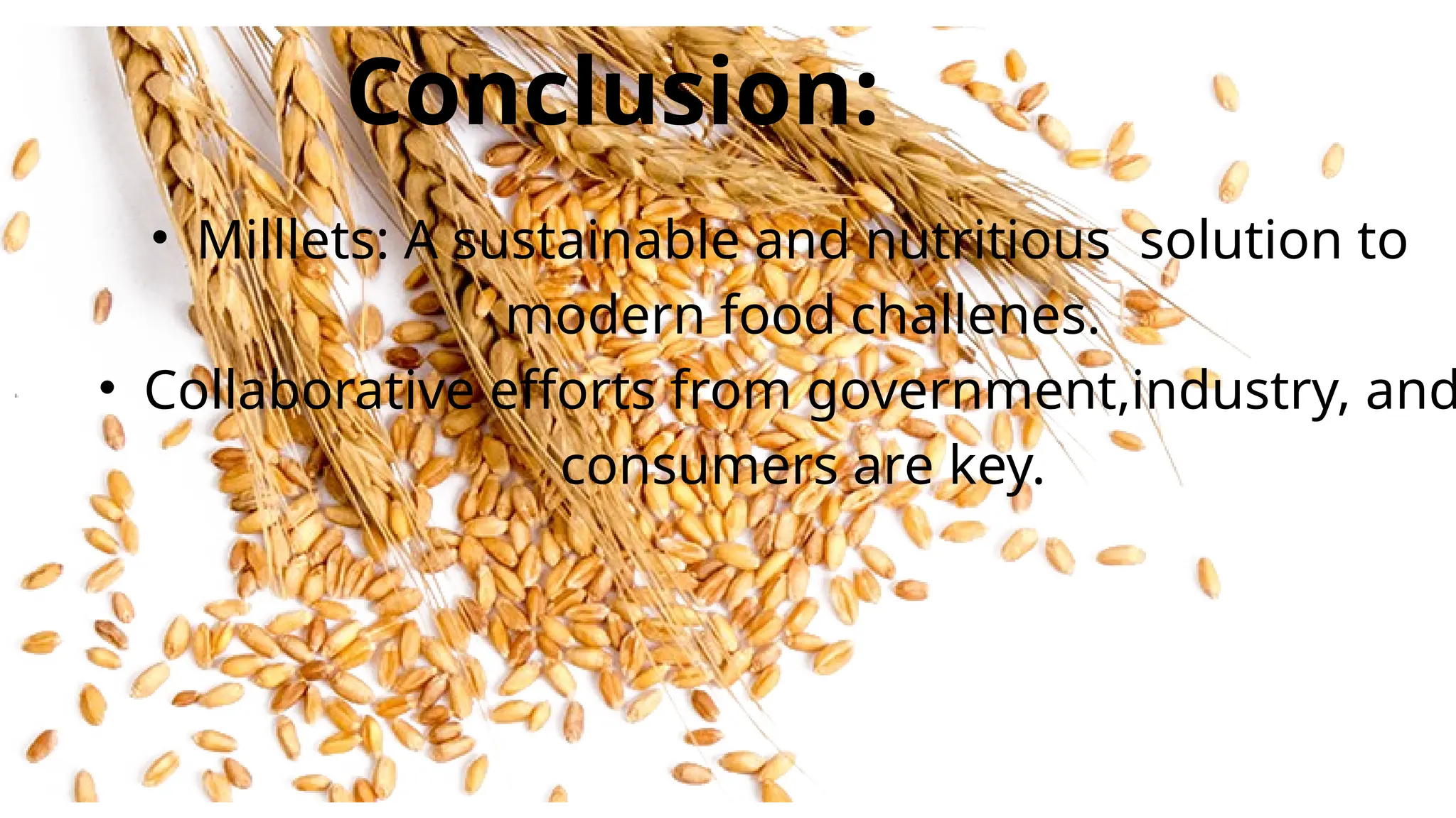 Presentation on the Millets- How usesful | PPT
